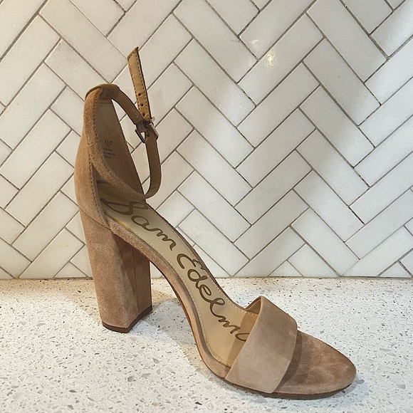 Sam Edelman | Shoes | Sam Edelman Yaro Suede Ankle Strap Block Heel ...